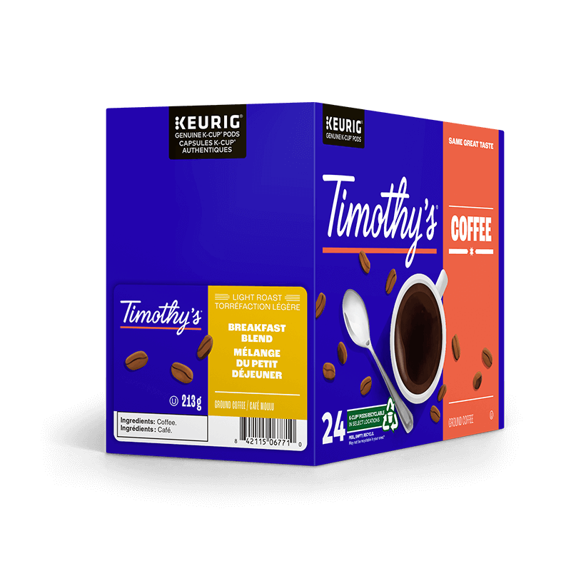 Timothy's | Coffee, tea, K-Cup® pods & more | VHCS