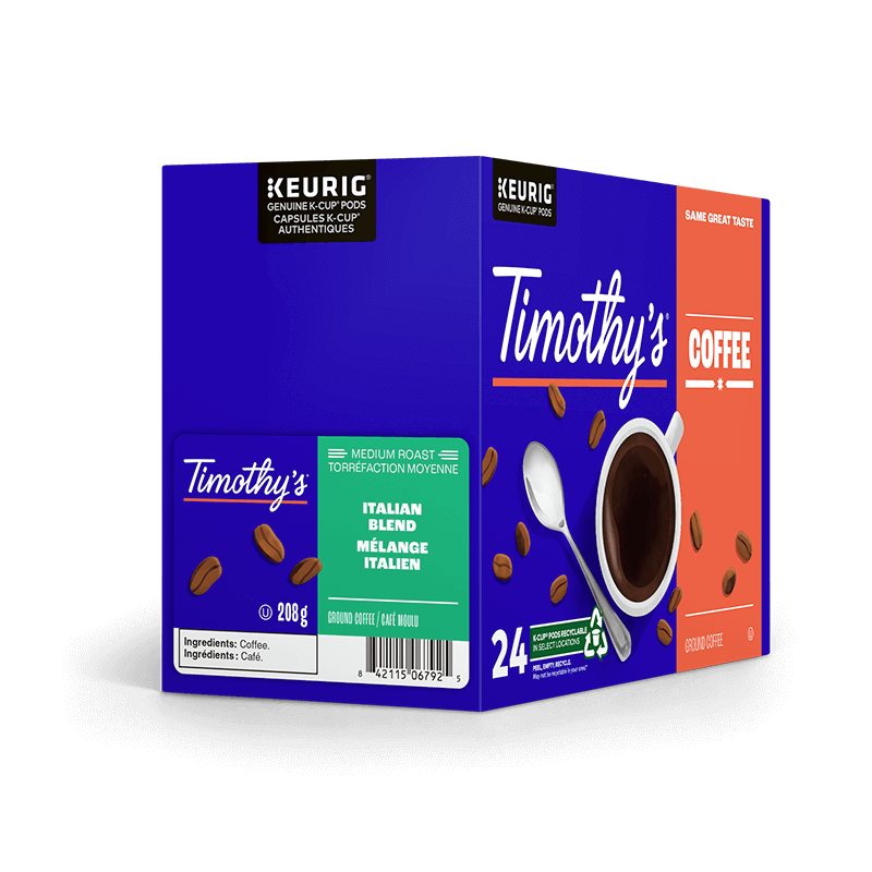 Timothy's | Coffee, tea, K-Cup® pods & more | VHCS